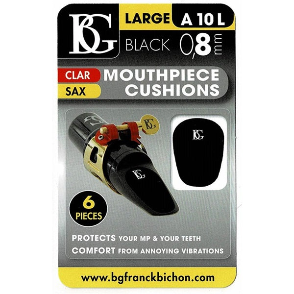 BG Mouthpiece Patch A10L (LARGE 0.8mm Black) by BG – Ikebe Musical ...