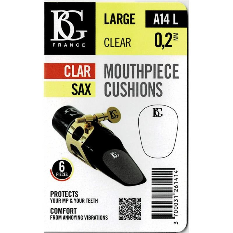 BG Mouthpiece Patch A14L (LARGE 0.2mm Clear) by BG – Ikebe Musical ...