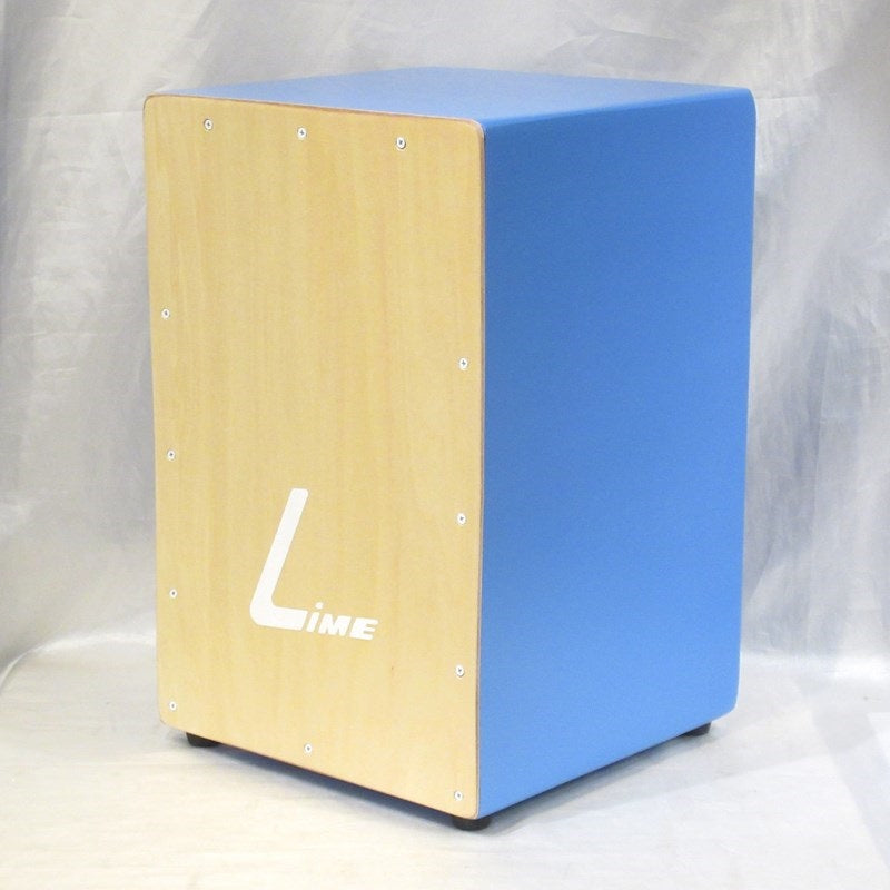 Class Cajon [Natural x Sky Blue] by LiME – Ikebe Musical Instruments Store