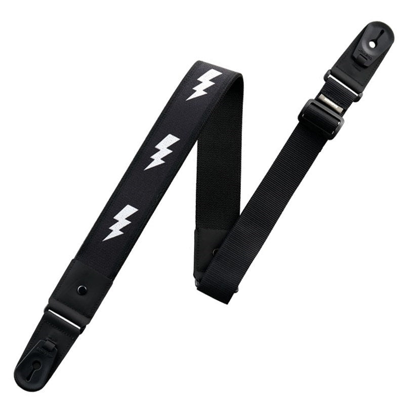 DURA GUITAR STRAP VG HARDCORE SERIES WHITE FLASH by basiner – Ikebe ...