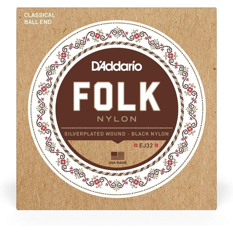 EJ32 Silver/Black/Treble [Classical Guitar Strings] by D'Addario ...