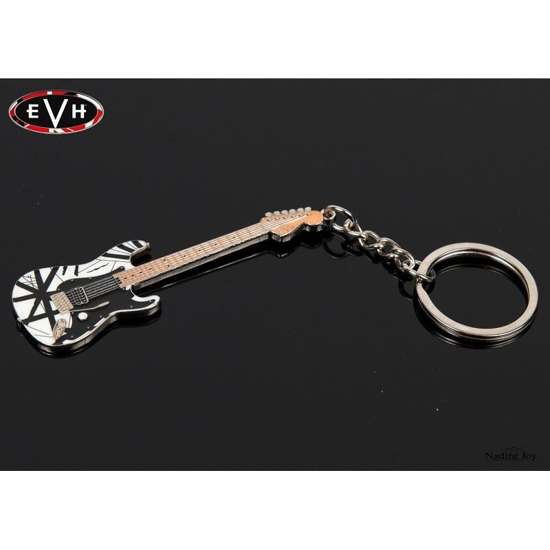 EVH Guitar Keychains (Black & White 78) by EVH – Ikebe Musical ...