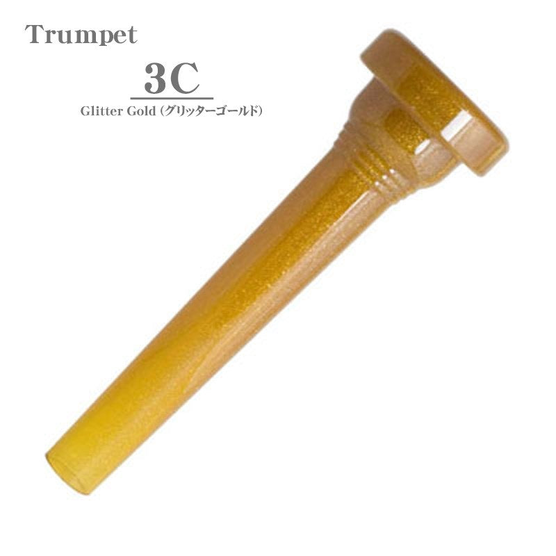 Kelly / 3C Glitter Gold Trumpet Mouthpiece by KELLY – Ikebe Musical ...