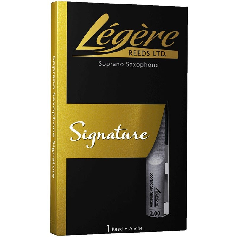 Legere Signature Soprano Saxophone Reed (Hardness: 3.5) by Leger ...