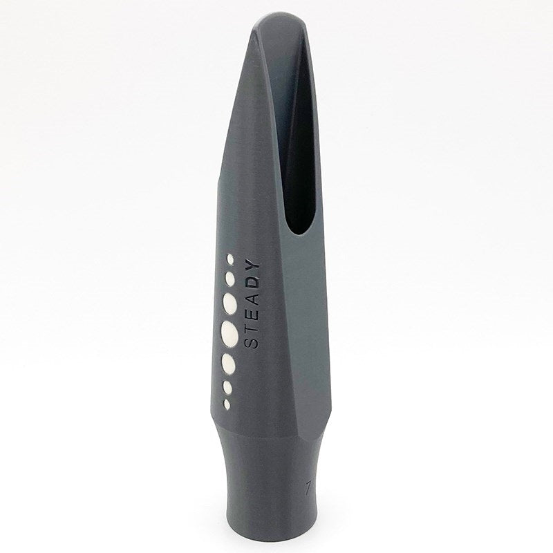 "Opening: 6" Baritone Saxophone Mouthpiece SIOS Steady Gray & White by ...