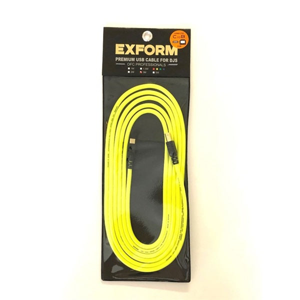 PREMIUM USB CABLE for DJs 3.0m [DJUSB-3M-CtoB] by EXFORM – Ikebe ...