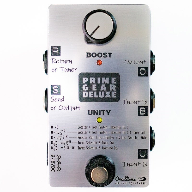 PRIME GEAR DELUXE (Oval Tone) Buffer/Booster/Junction Box by Ovaltone ...