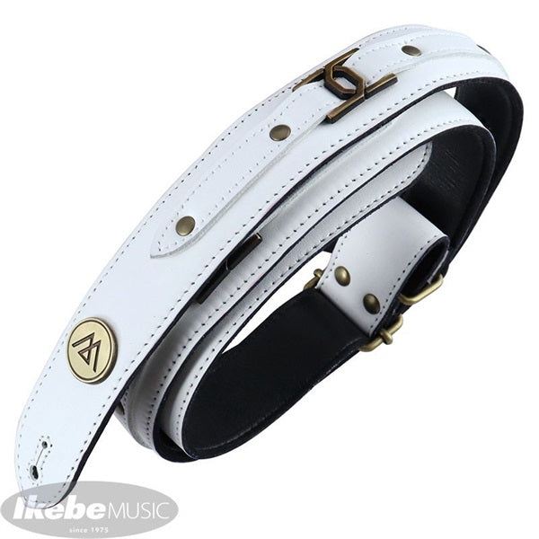 Square (White Leather & Gold Parts)[LM72WGL] by LAMANTA – Ikebe Musical ...
